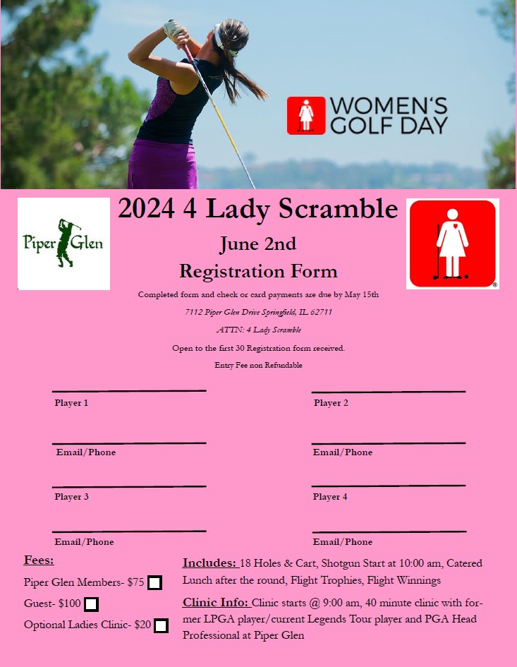 4-Lady Scramble - Piper Glen Golf Club